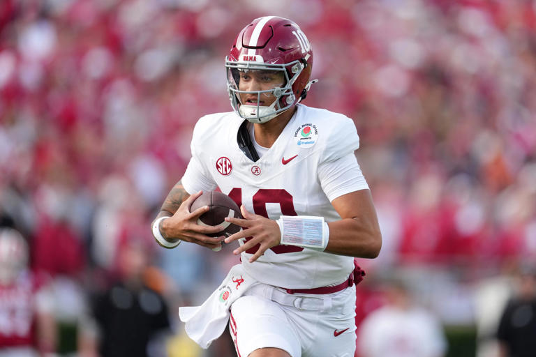 How did Alabama QB Austin Mack do in Rose Bowl vs Indiana?