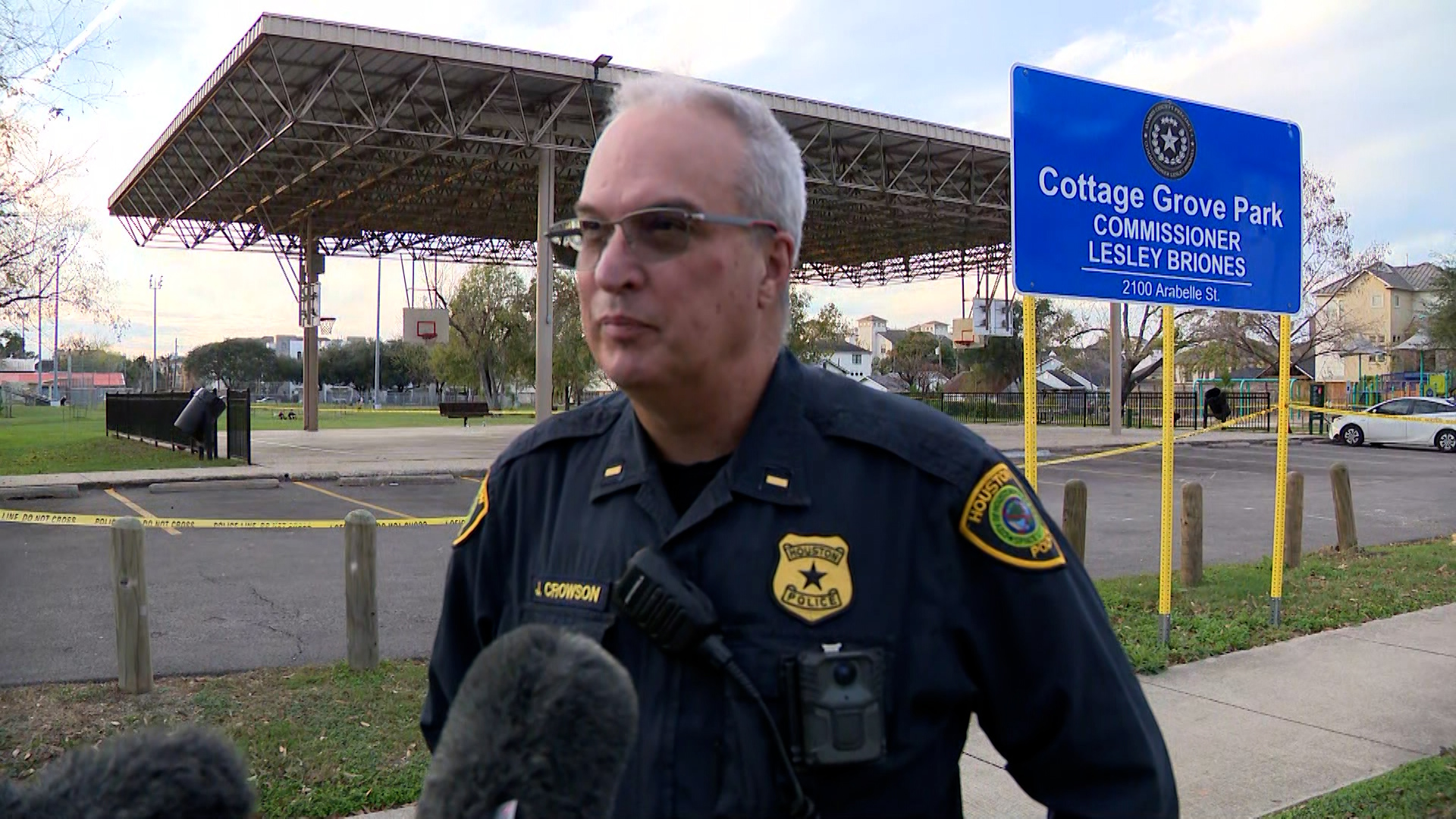 Police update on shooting at Cottage Grove Park in Houston