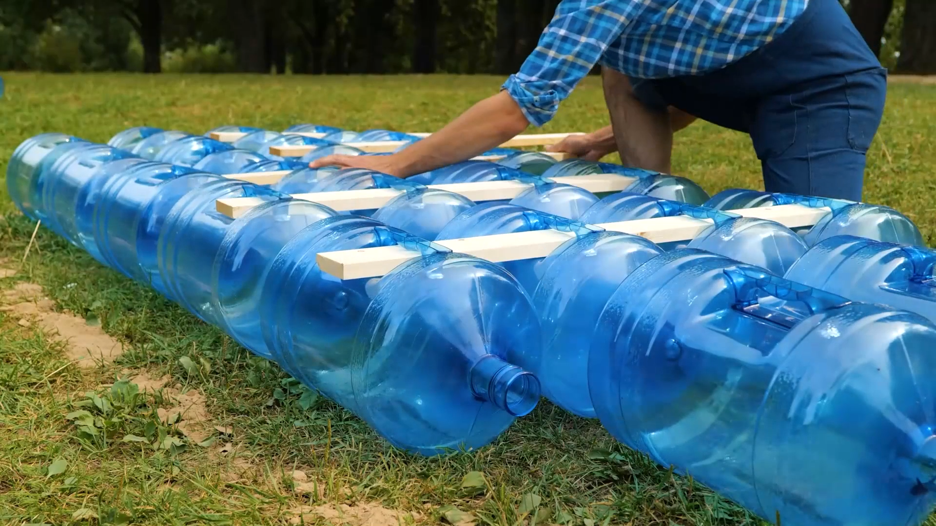 Craft your own calm water raft: A fun DIY adventure