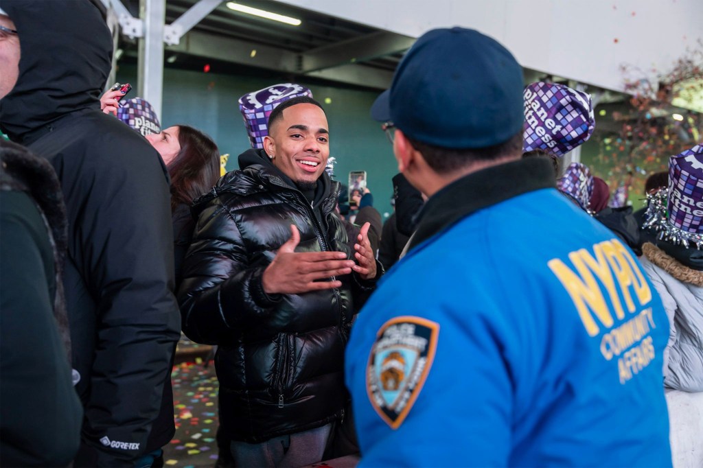 NYPD brought dozens of hearing and visually impaired teens to NYE ball ...