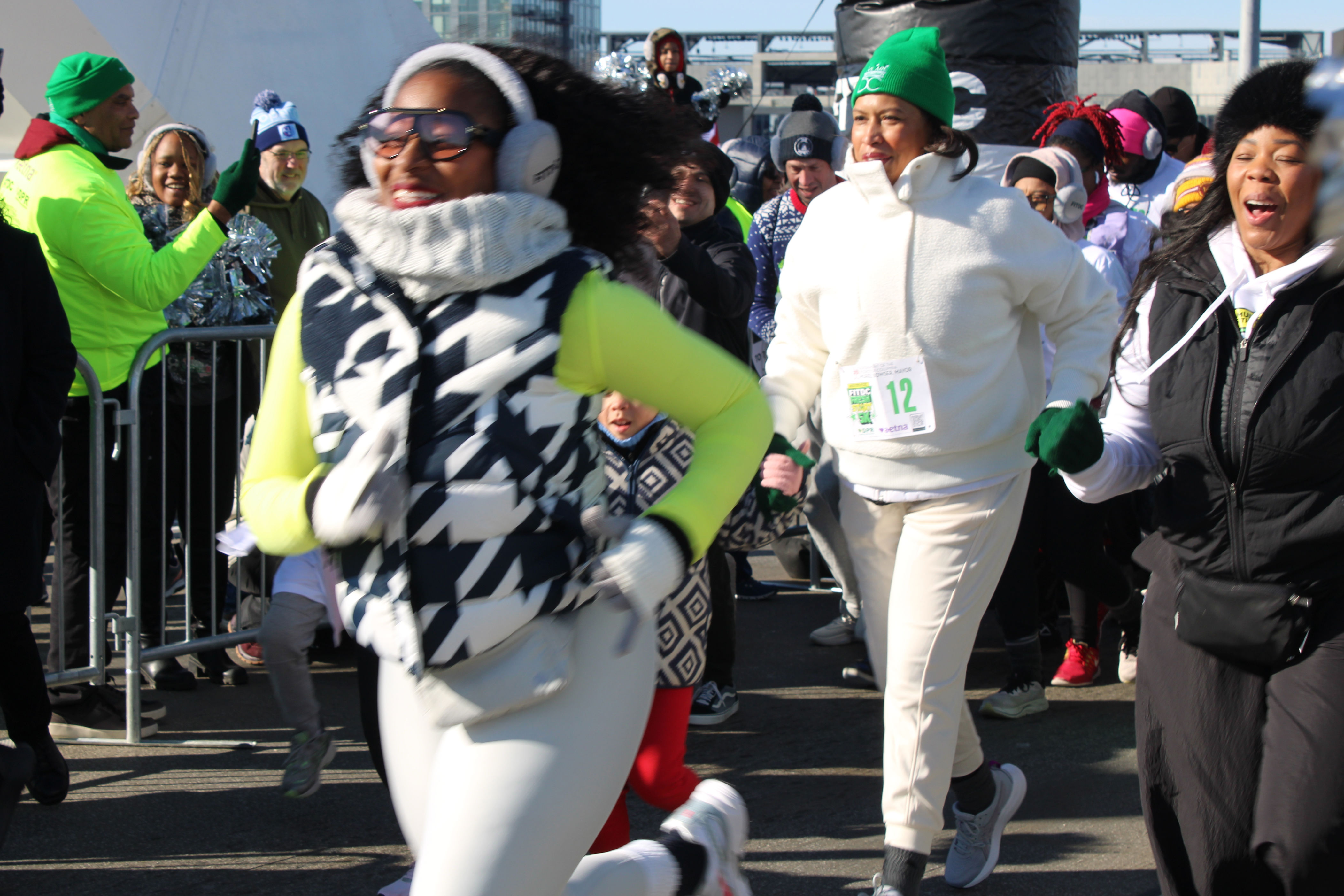 Bowser 'runs through the tape' to kick off last year as DC mayor