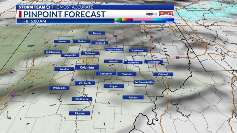 Temps moderate into weekend for Columbus area