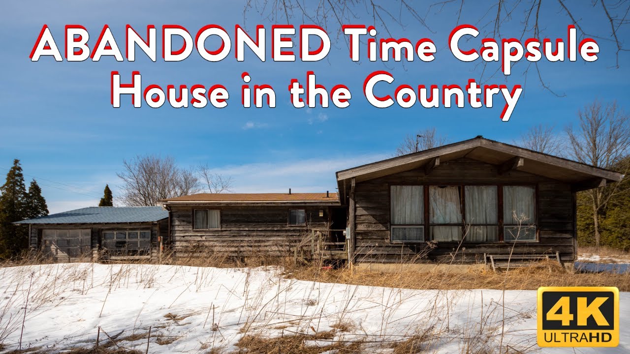 Abandoned time capsule house in the country | Everything left behind