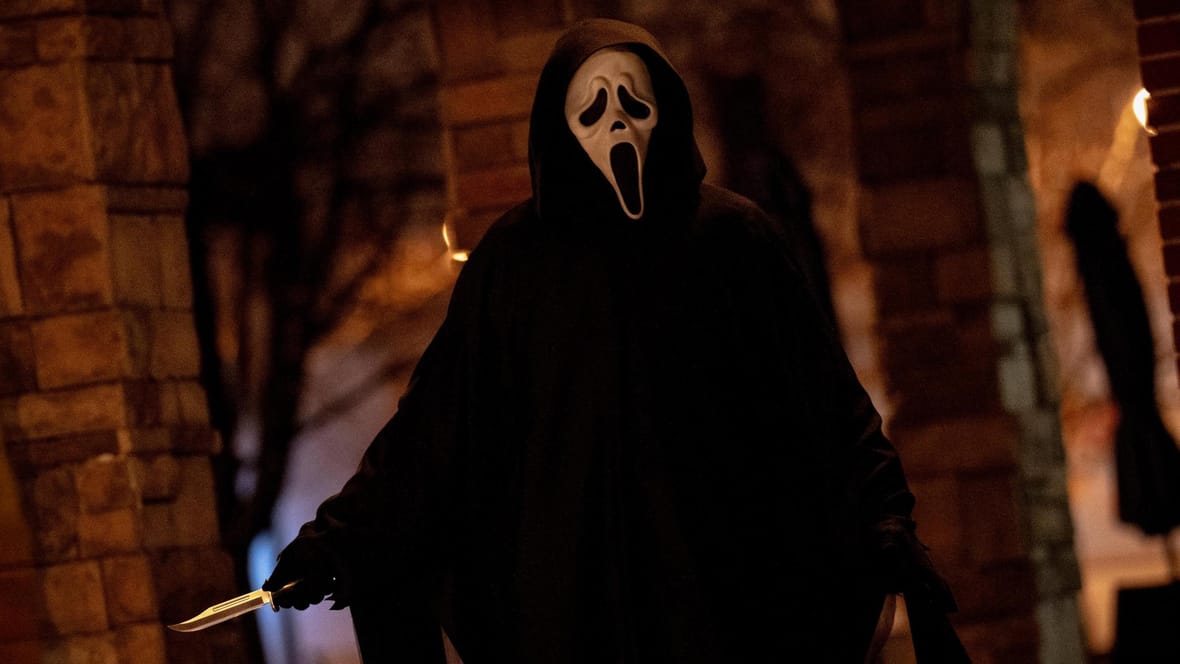 Scream 7 gets a theater standee: "Burn it all down"