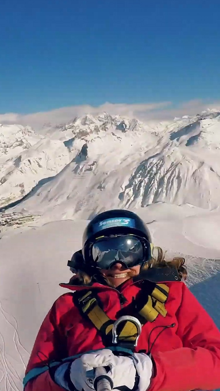 A ski jump attempt like no other