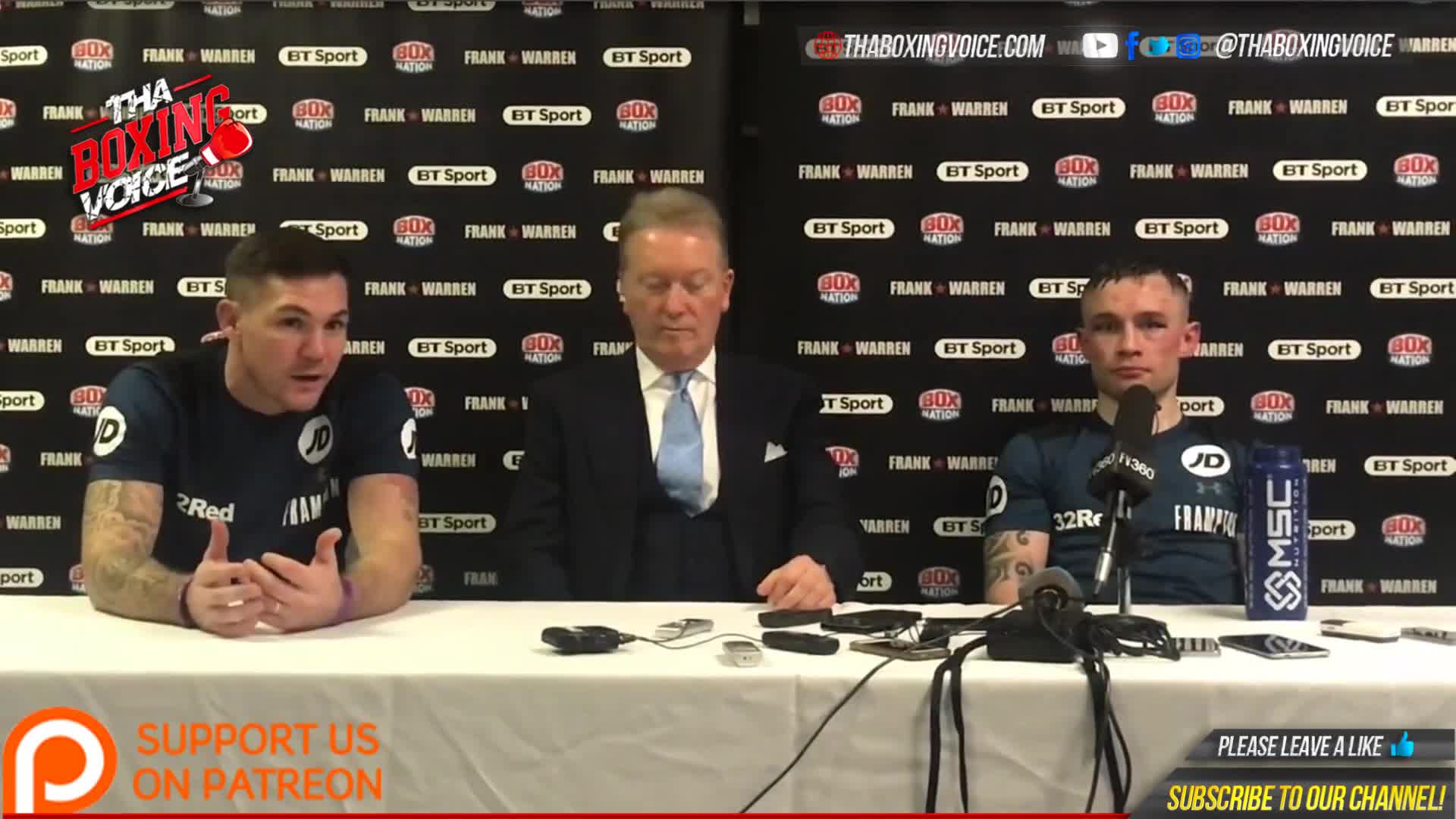 Carl Frampton Horacio Garcia: Post Fight Press Conference From the ...