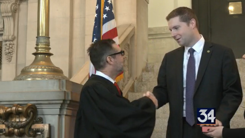 Jared Kraham sworn in for second term as mayor of Binghamton