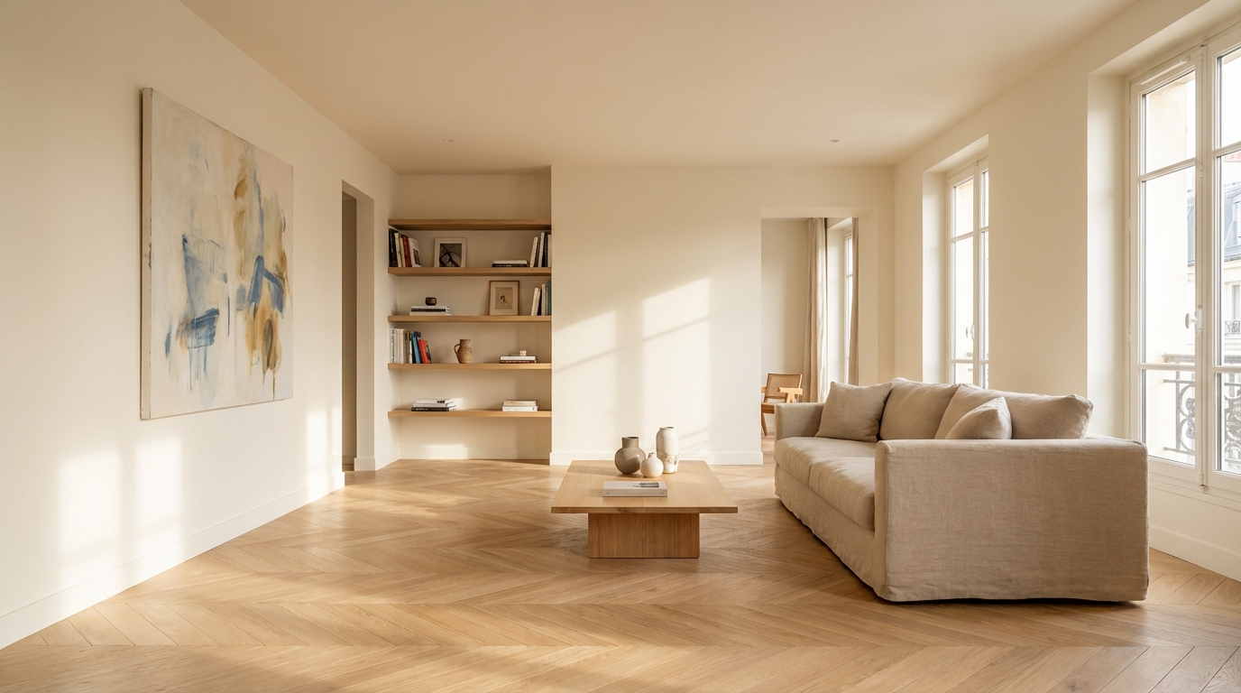 Ce vide précis que les décorateurs laissent dans le salon change tout ...