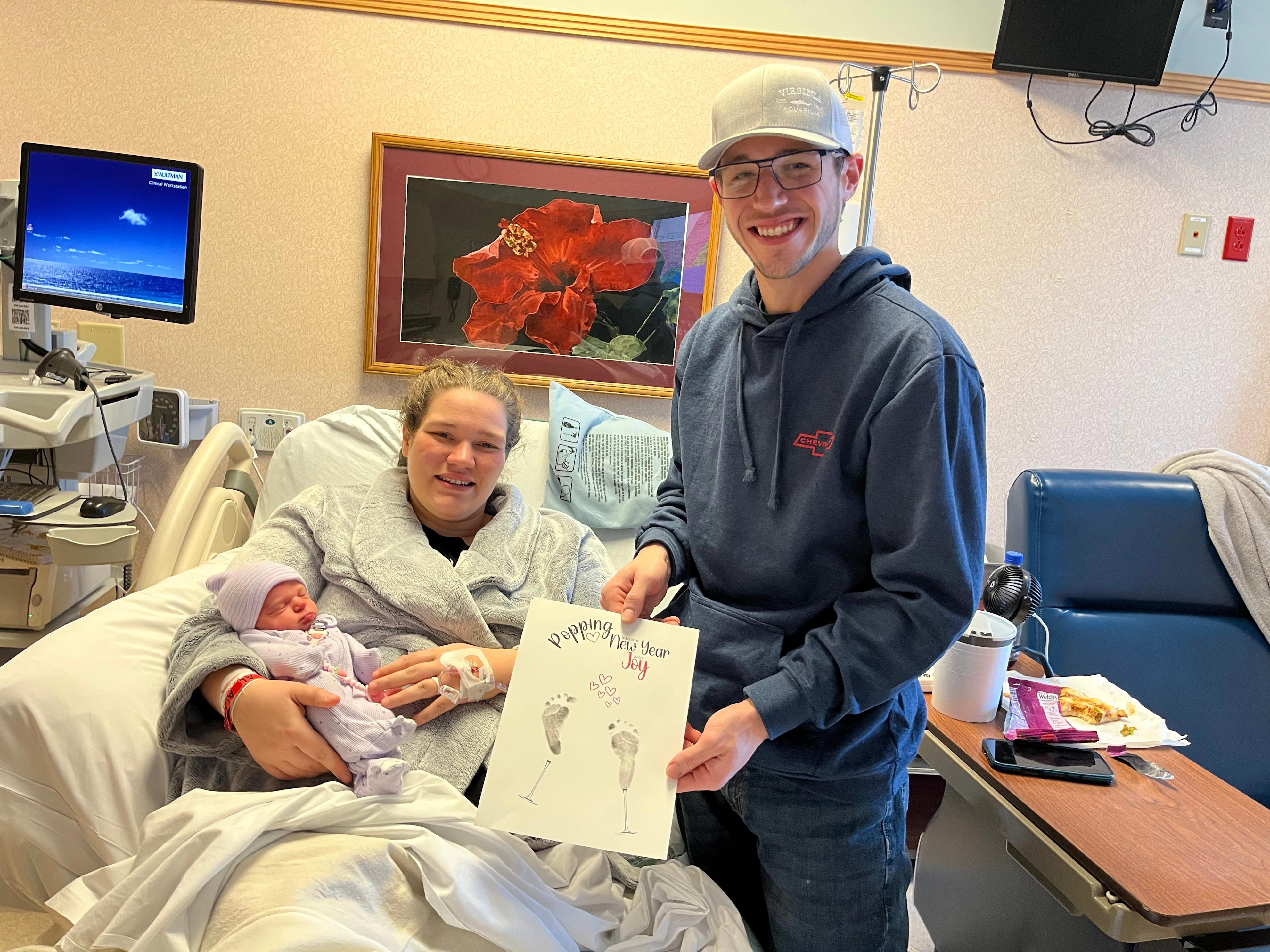 37 hours of labor? Meet Taylan, Stark County's first baby of 2026