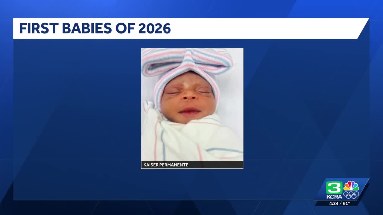 These are the first babies of 2026 in the greater Sacramento area