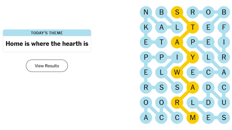 Today's NYT Strands hints and answer: solutions to game #671, January 3