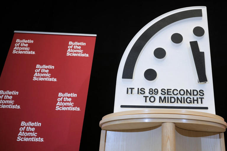 Doomsday clock makes historic move closer to midnight after Trump ...