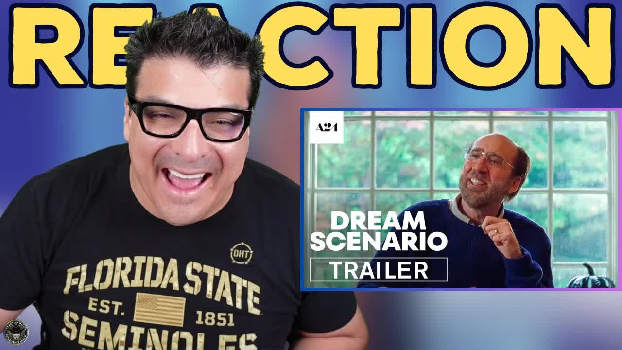 Dream scenario official trailer reaction | Nicolas Cage | A24
