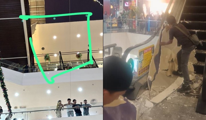 Ceiling collapse at Kuching shopping mall on New Year’s Eve, three ...