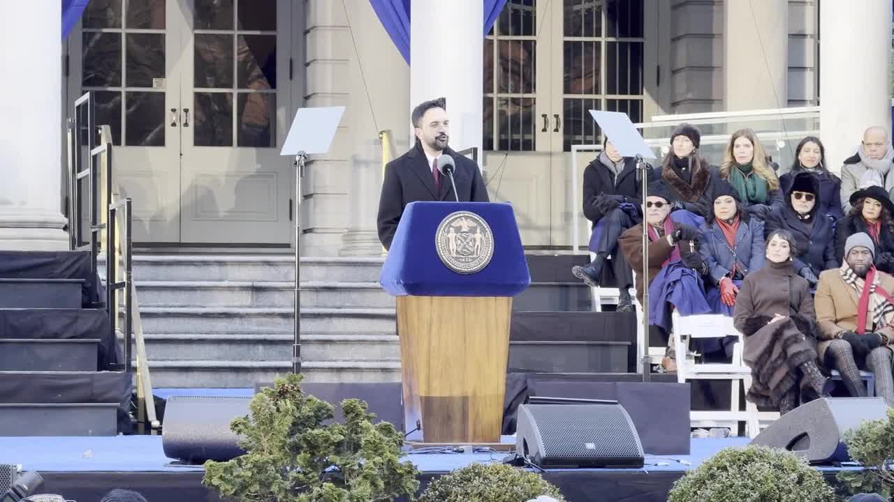 New York City Mayor Zohran Mamdani delivers inaugural address