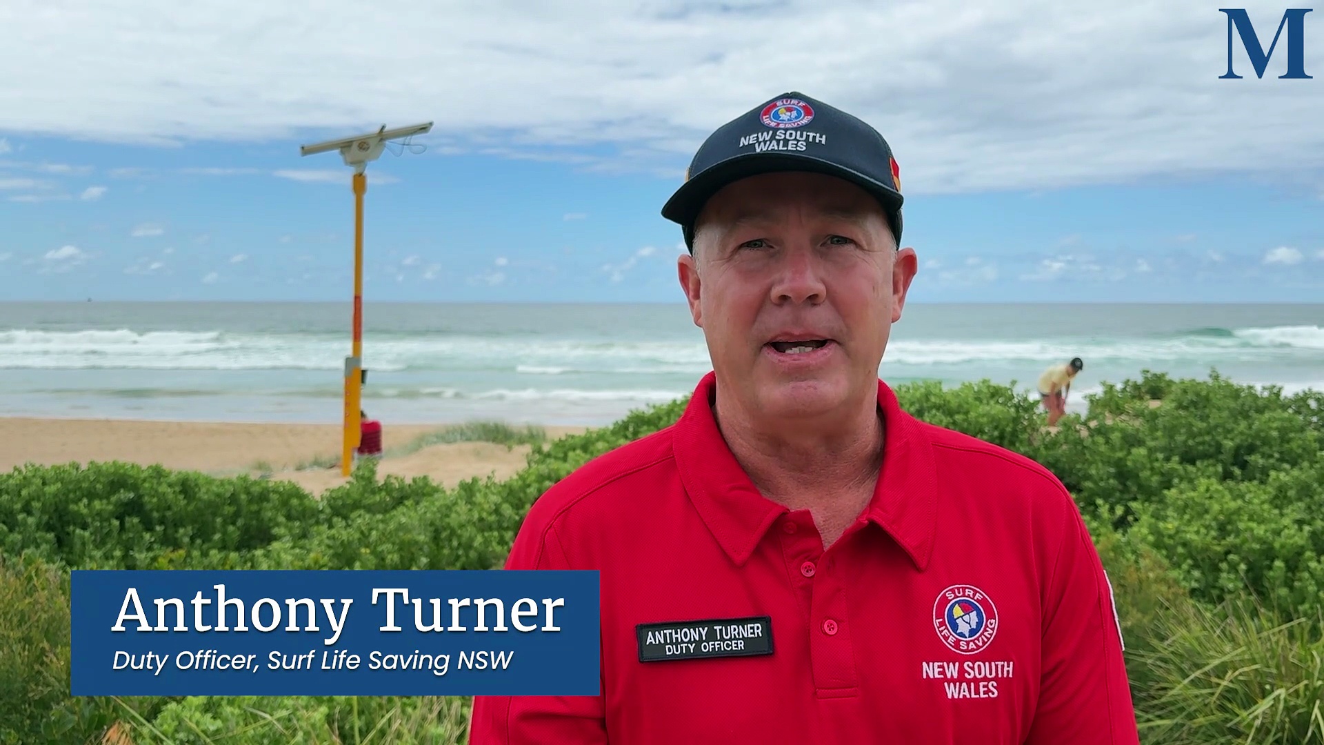 Water safety message from SLSNSW duty officer Anthony Turner to ...
