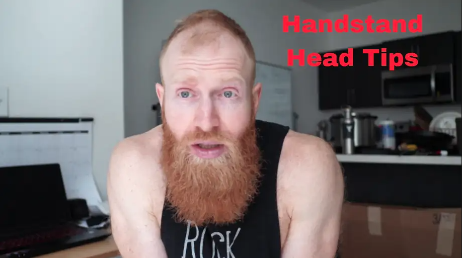 Optimal head position for handstand practice and progress