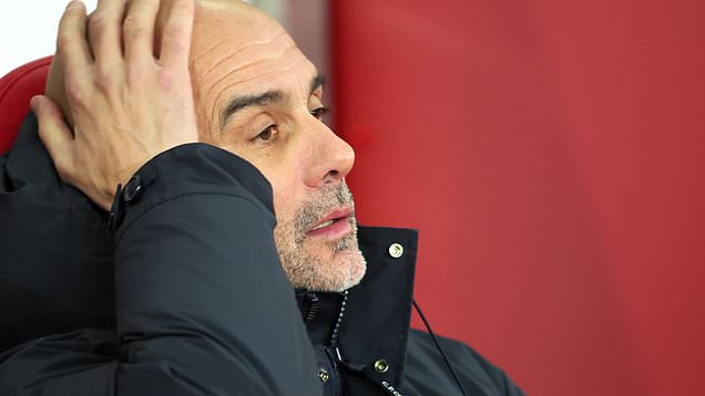 Pep Guardiola frustrated as Man City fail to cash in on chances