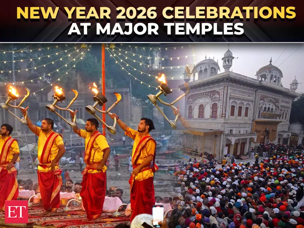 India’s temples witness huge New Year 2026 crowds seeking blessings
