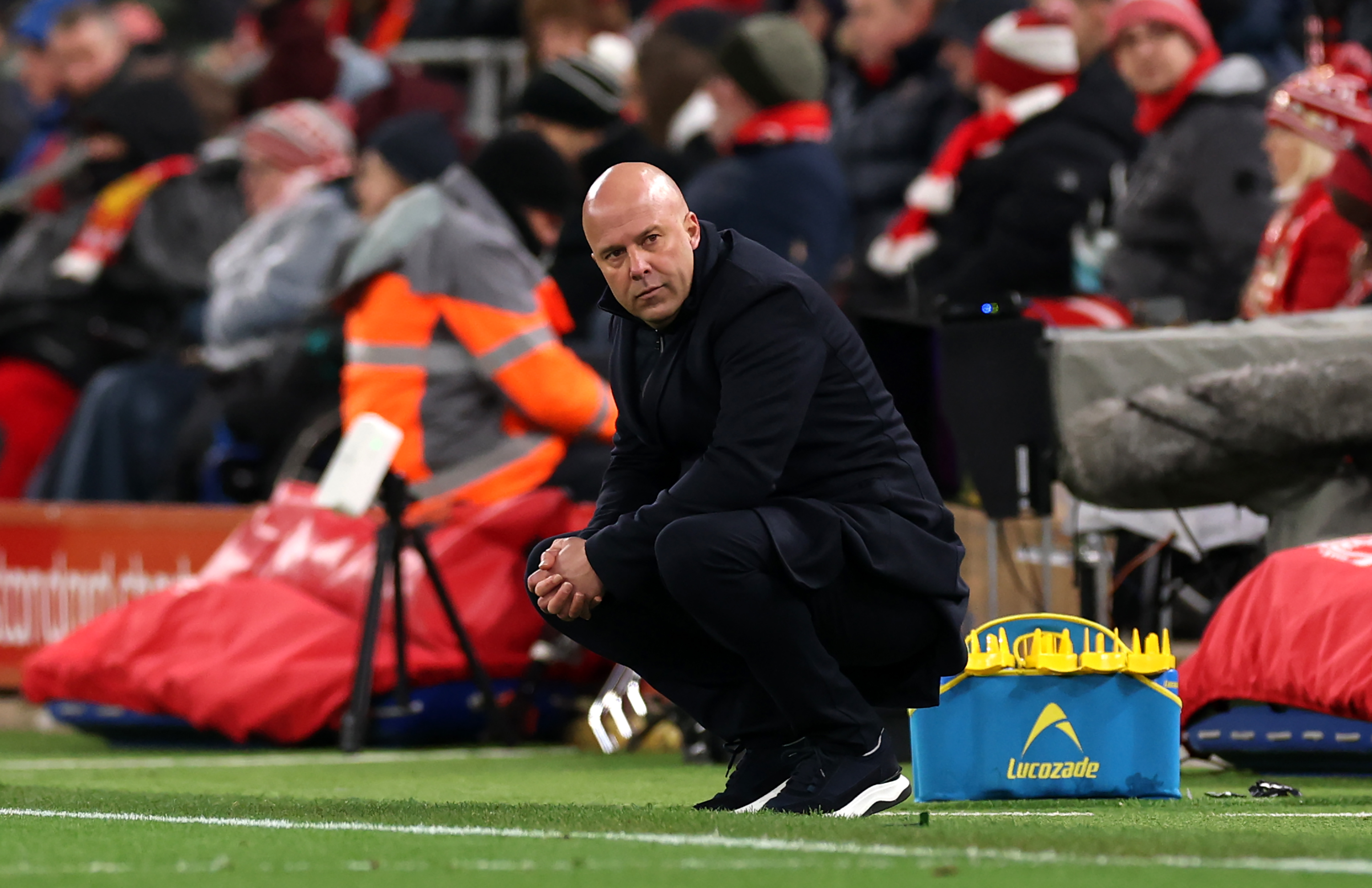 Arne Slot admits what he told Liverpool dressing room at half-time in ...