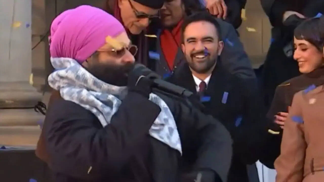 Punjabi music closes Zohran Mamdani's inauguration ceremony in New York ...
