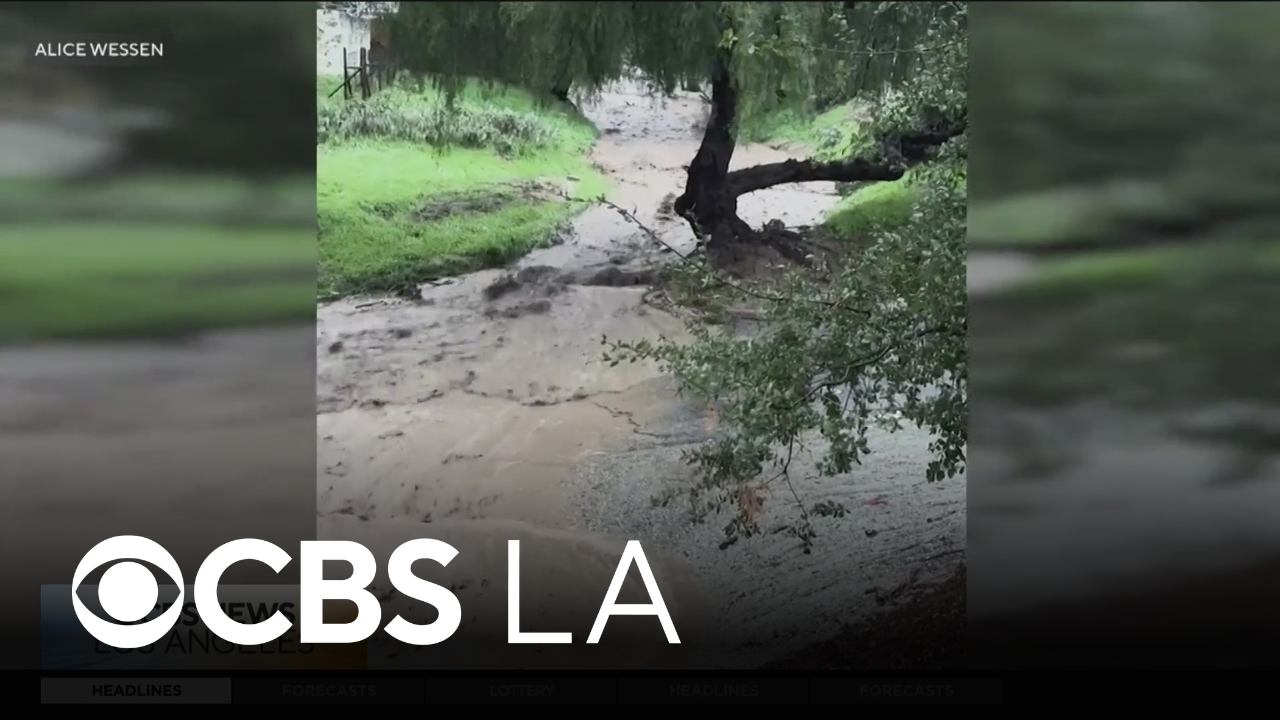 New Year's storm leaves muddy mess across Los Angeles County