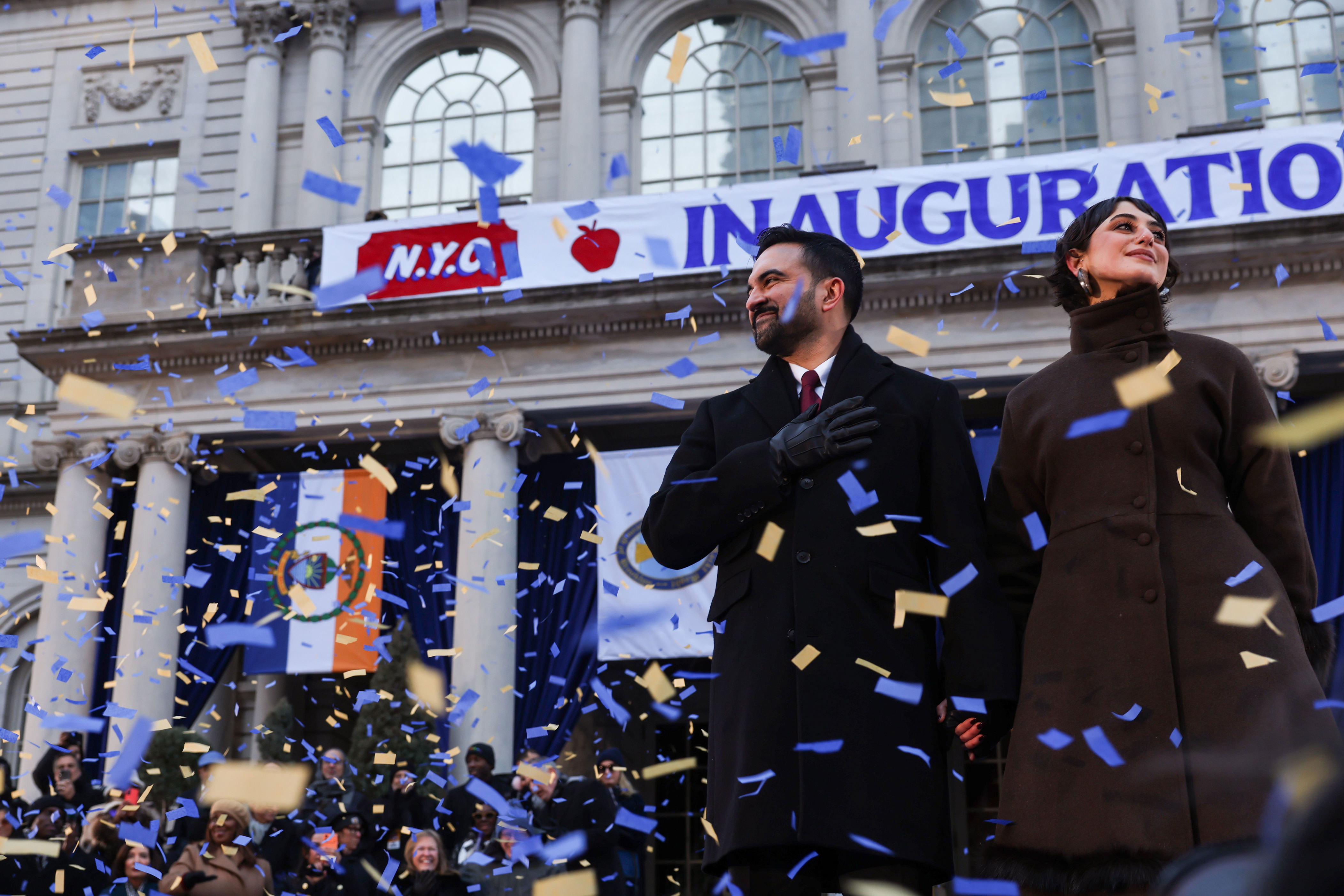 Photo highlights from Mamdani's 1st day in office as he vows to govern ...