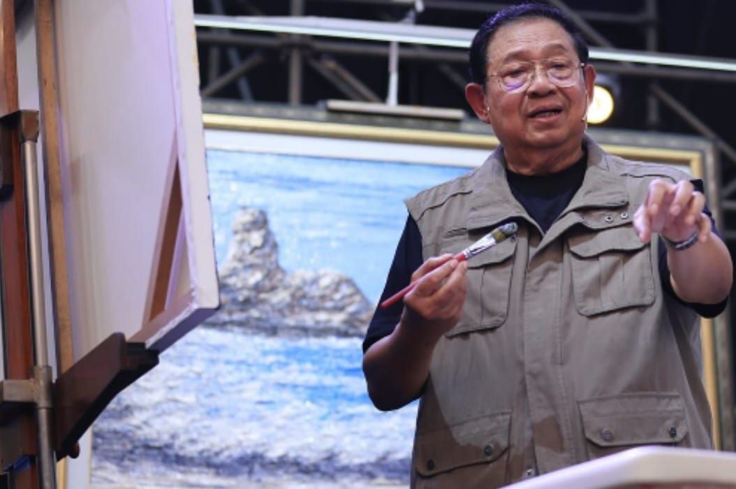 Lukisan God's Day karya SBY laku Rp311 juta untuk korban banjir Sumatera