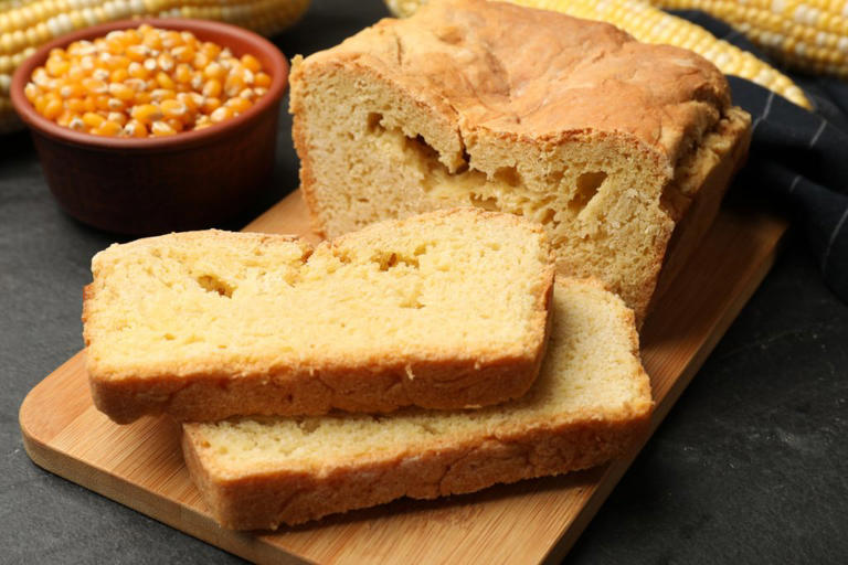 Maisbrot einfach backen, saftig und fluffig
