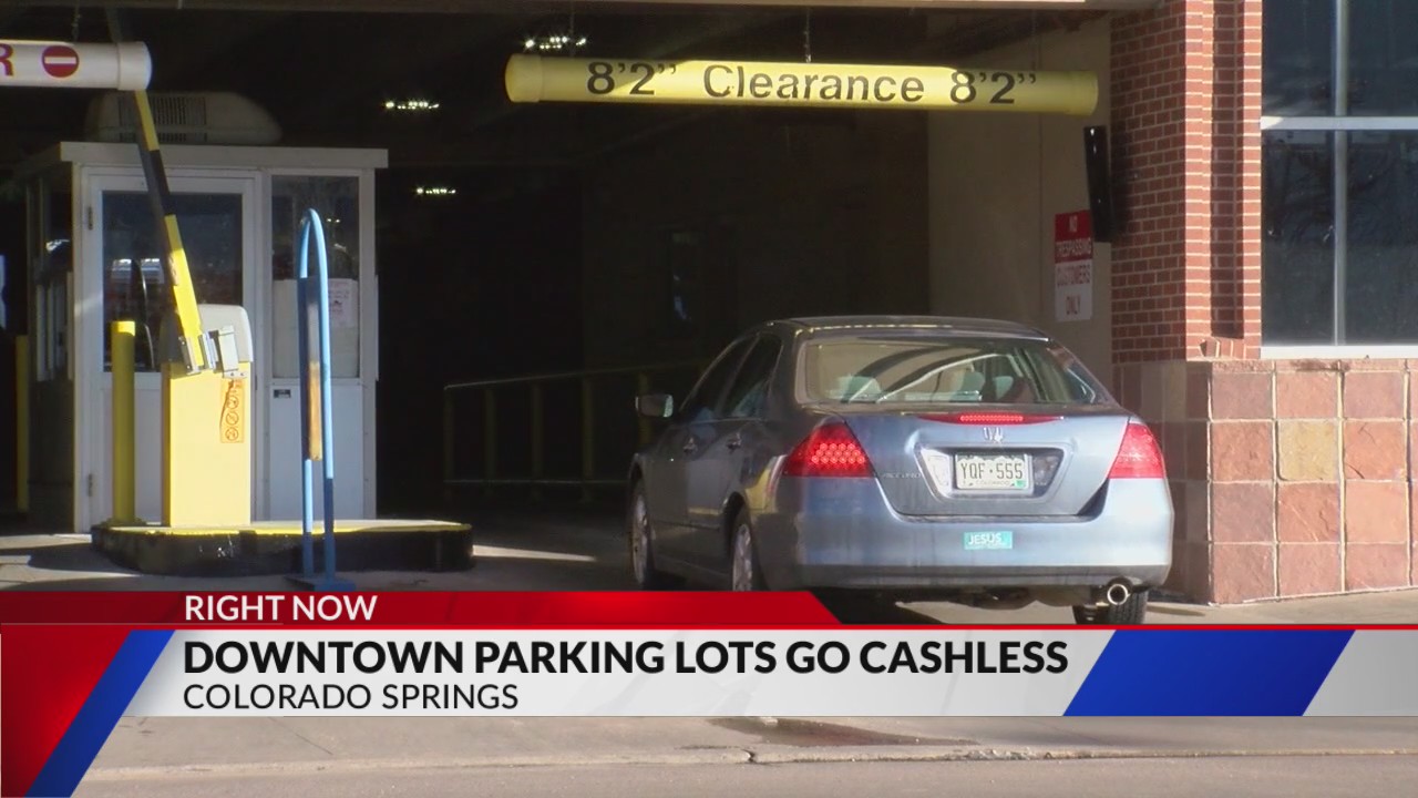 Two downtown parking garages transition to cashless payments