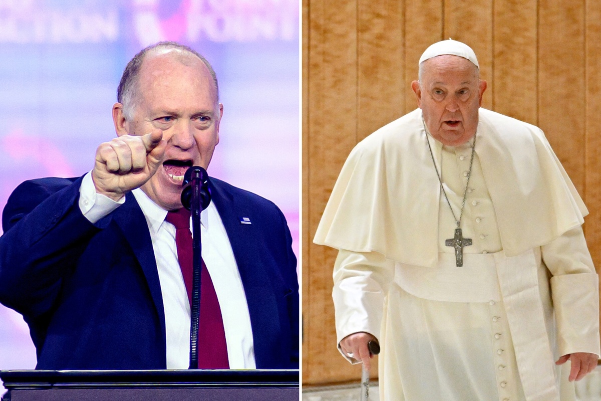 Trump's "border czar" goes to war with Pope Francis over mass ...