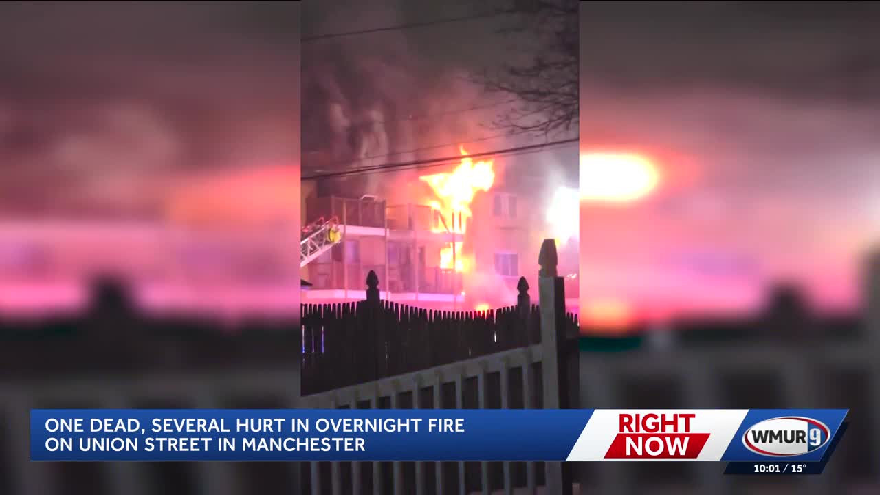 10pm Manchester fire pkg