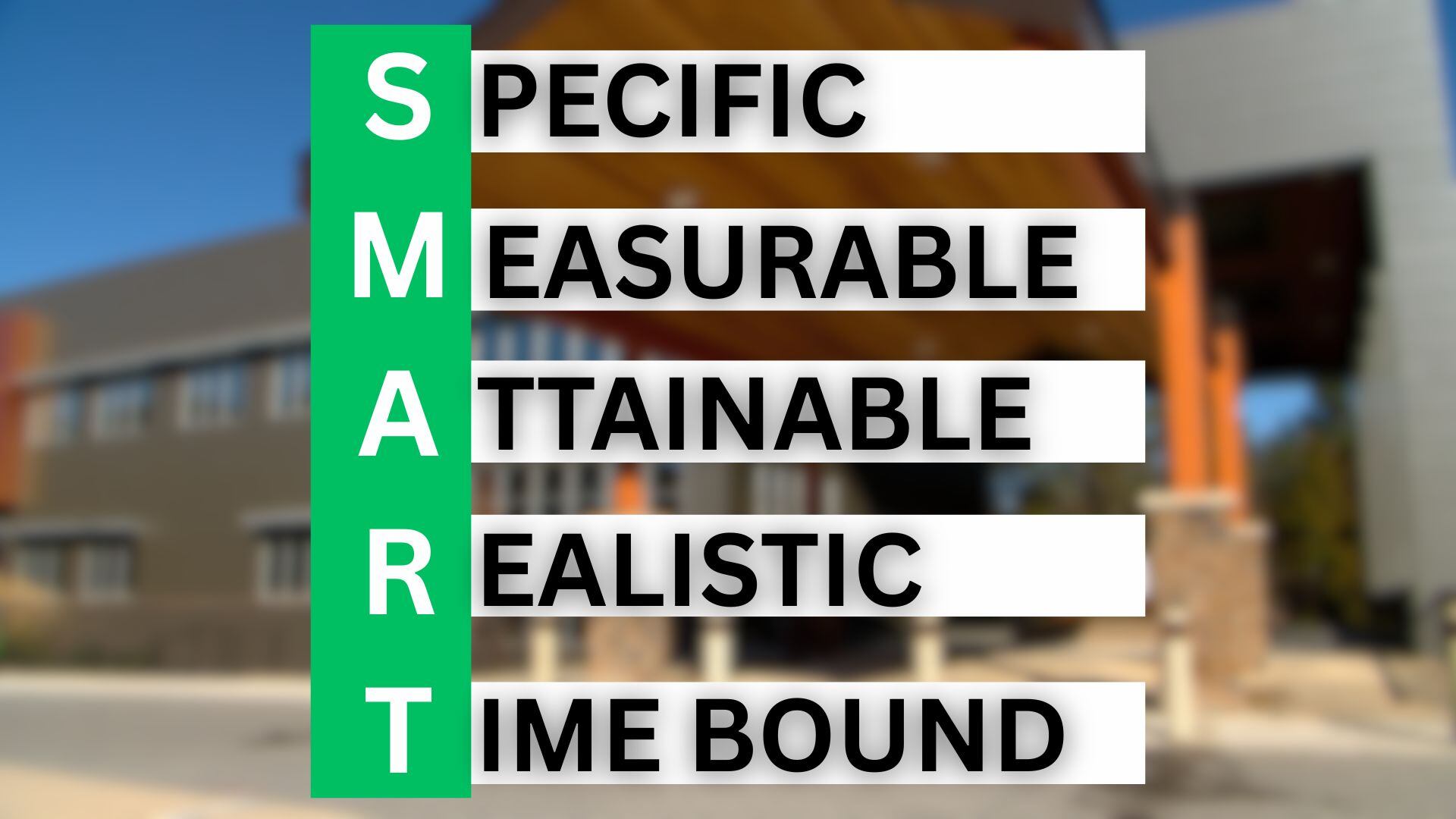 SMART goals: A better way to set New Year’s resolutions