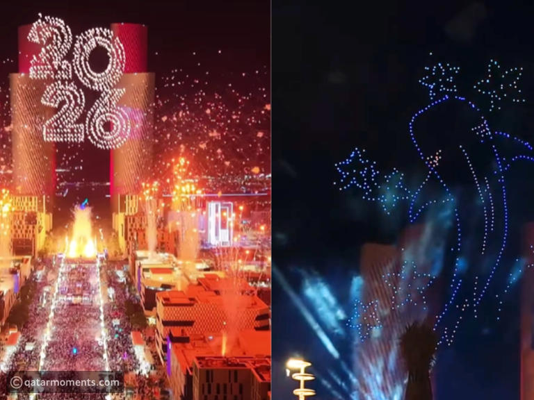 Over 250K people enjoyed Qatar's largest fireworks display on New Year ...