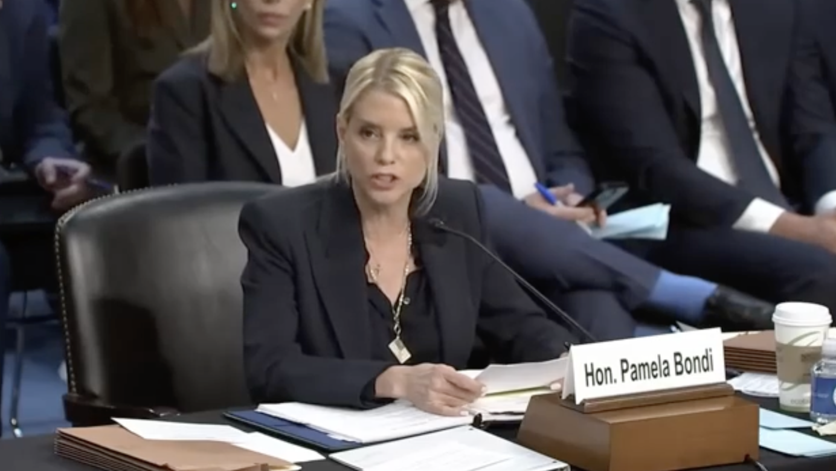 'You stormed the director of Homeland Security': Pam Bondi loses her ...