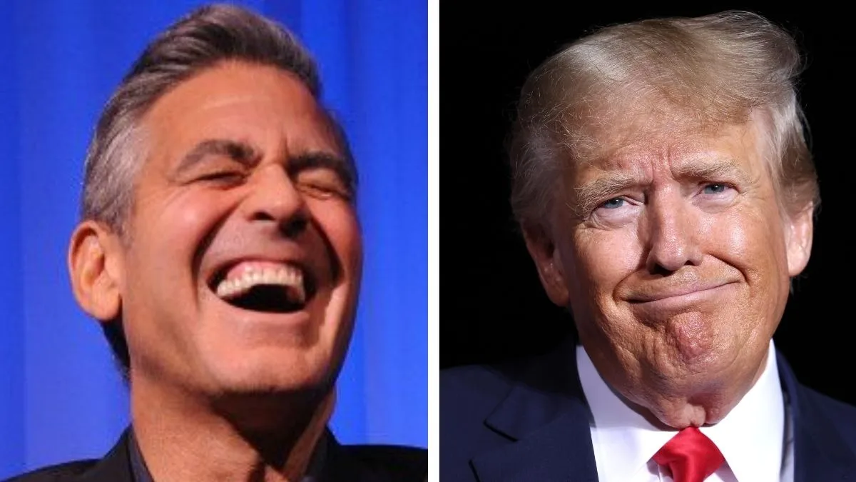 George Clooney-Donald Trump feud: Actor responds to president's roast ...