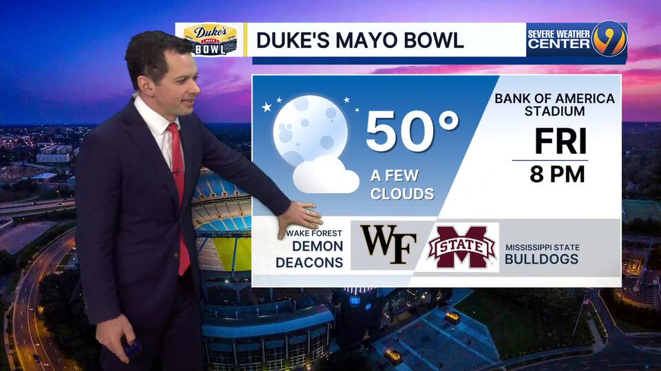 Thursday night's forecast with meteorologist Joe Puma