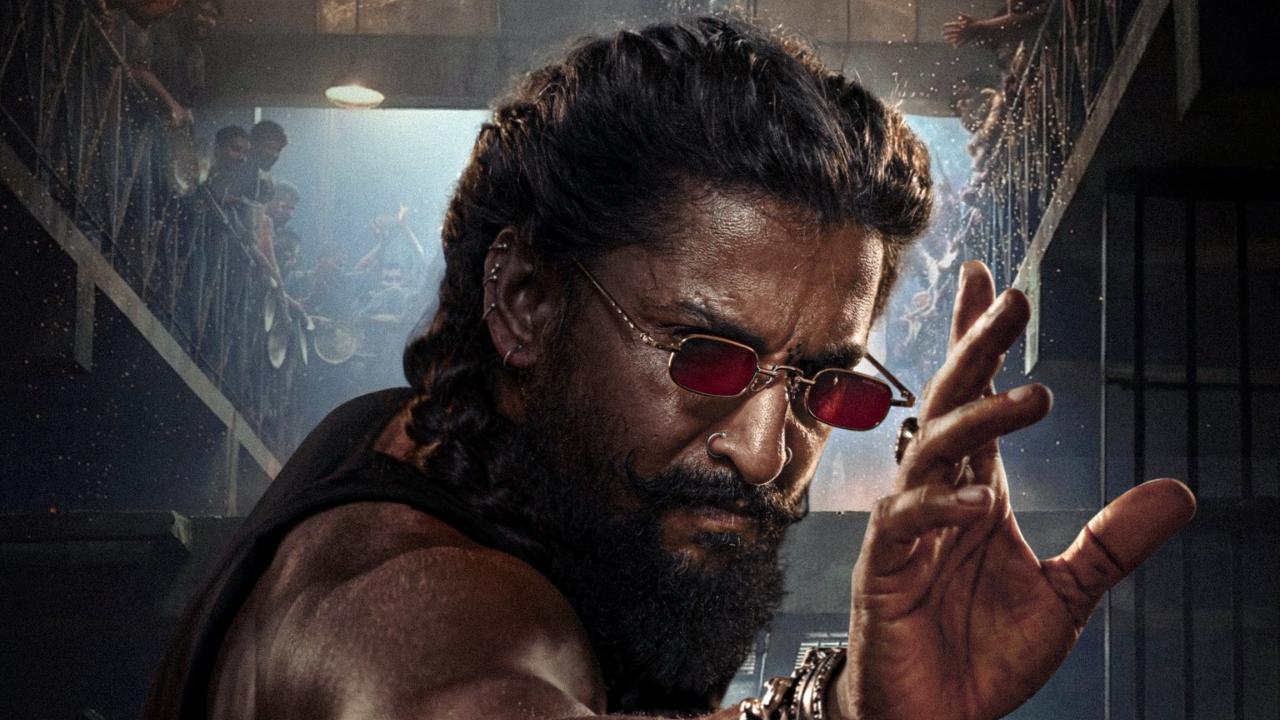 The Paradise new poster: Nani shines as fierce 'Jadal' with long hair ...