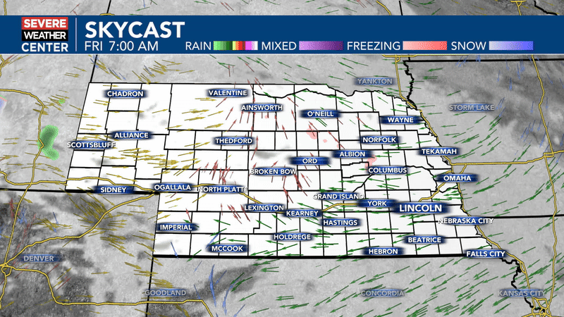Wintry mix possible, but little impact expected for Lincoln Friday