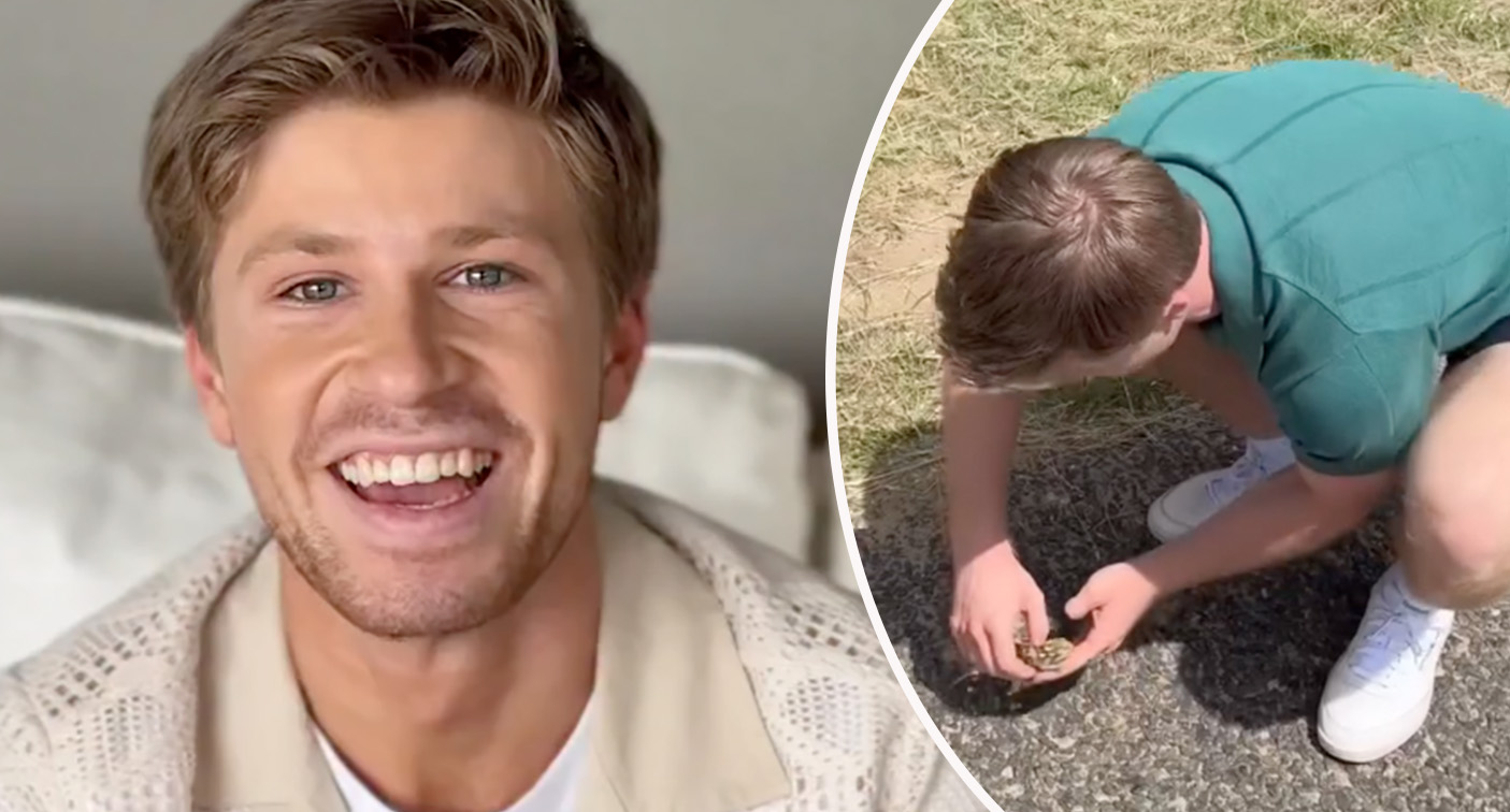 Robert Irwin melts fans' hearts with sweet rescue act: 'Lucky to be alive'
