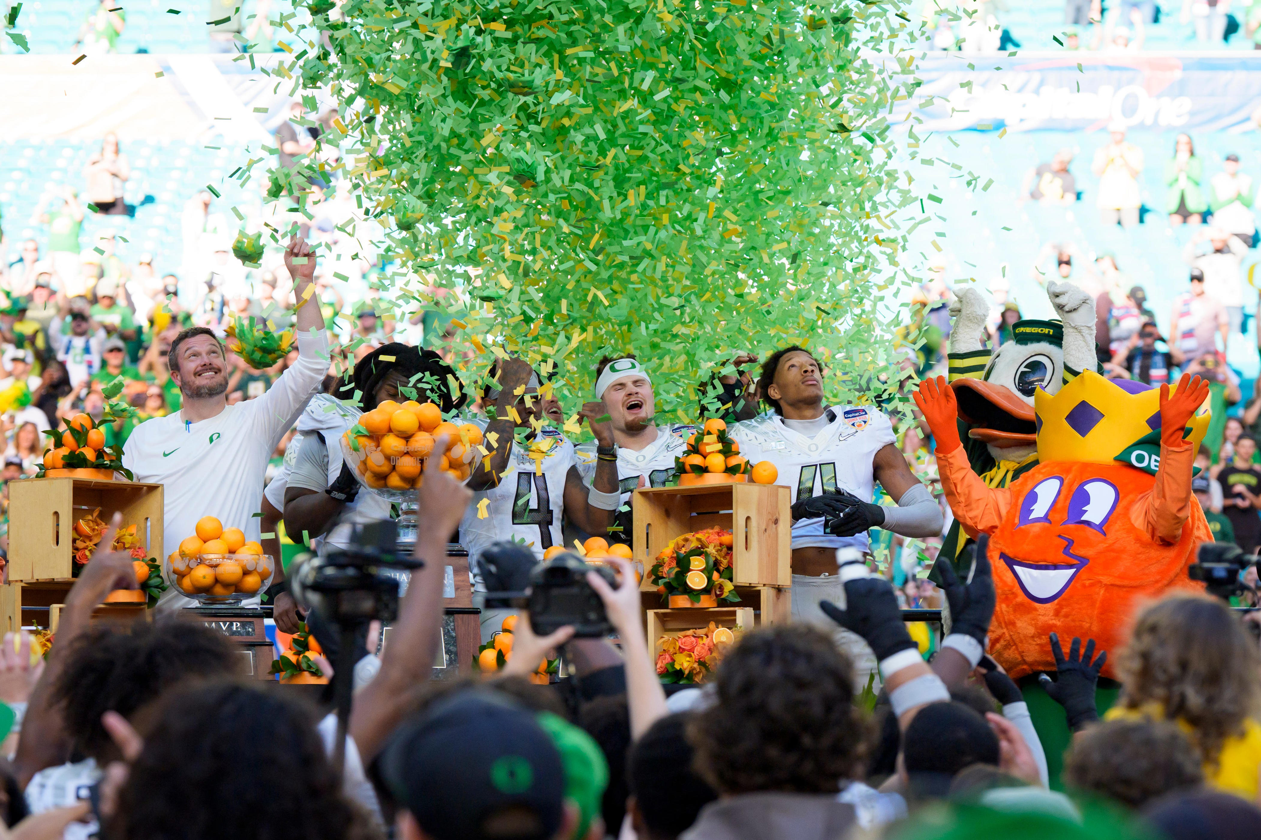 'It means a lot.' Oregon football pitches historic shutout in CFP win