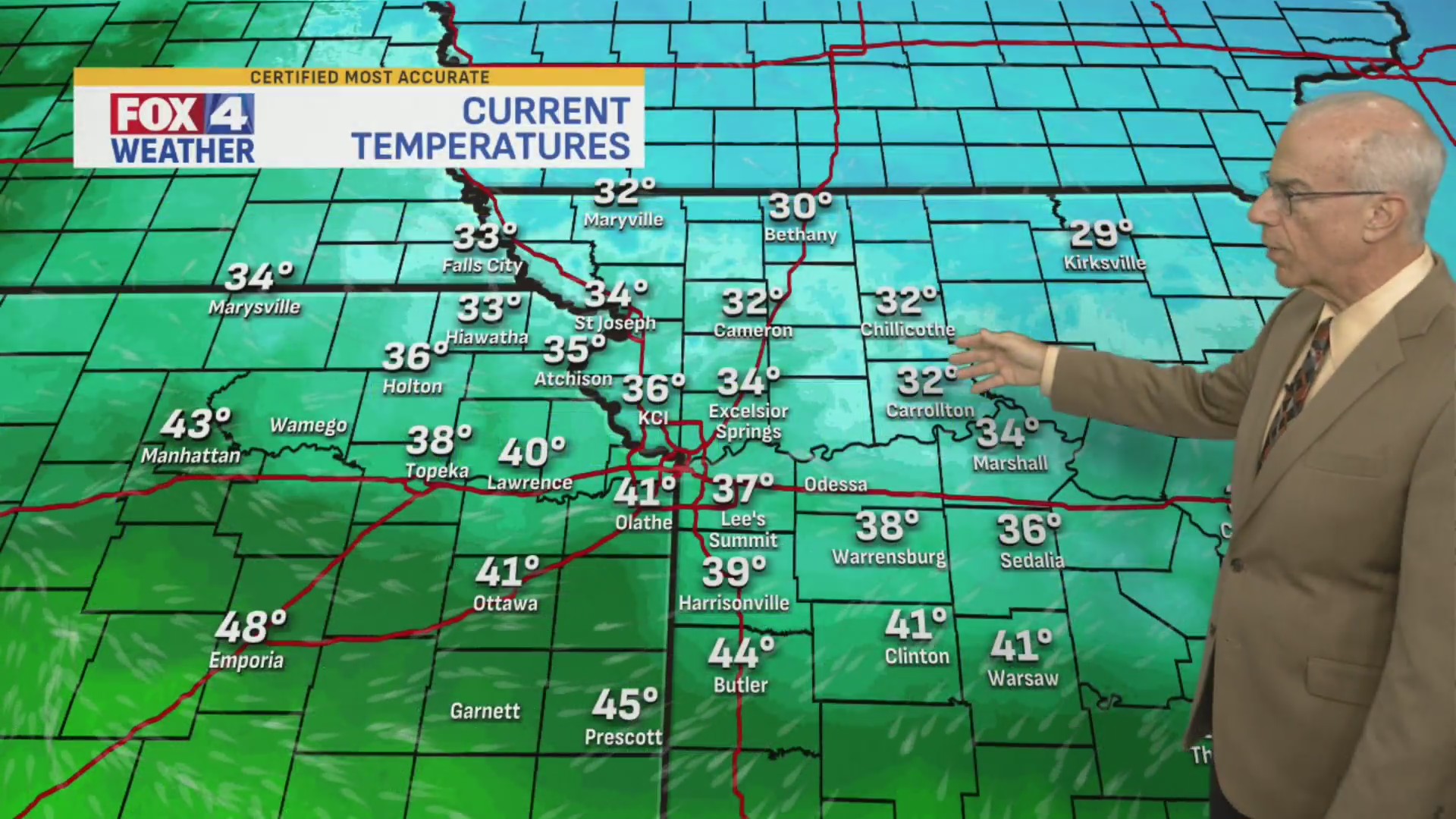 Thursday evening forecast