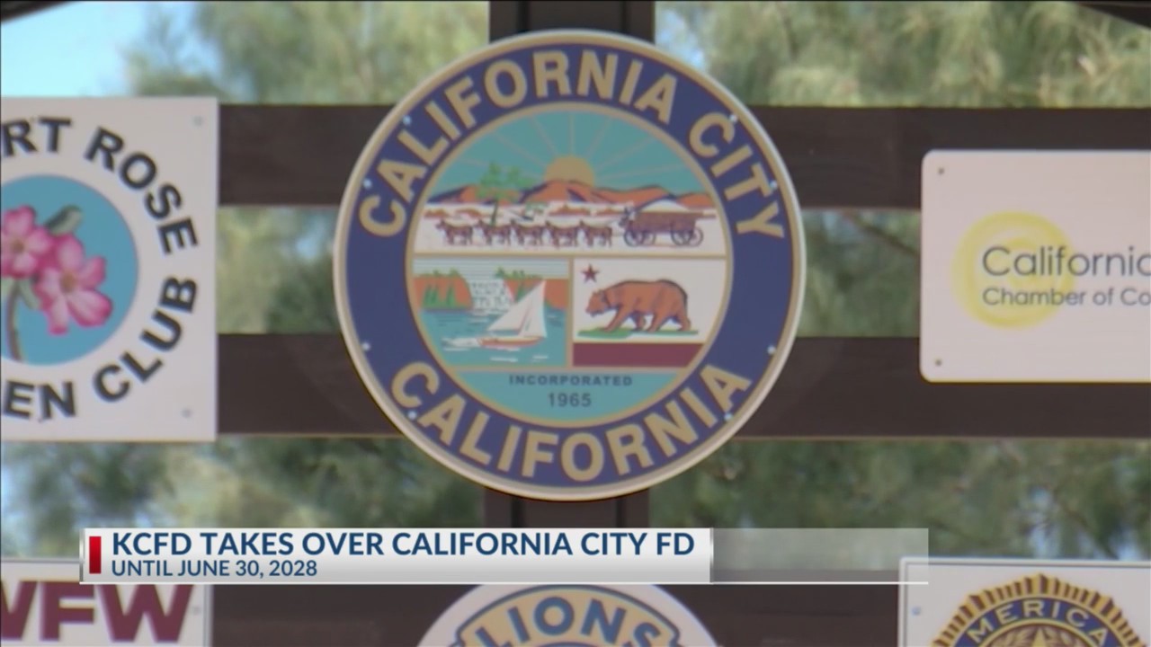 California City FD signs off for final time as Kern County FD takes over