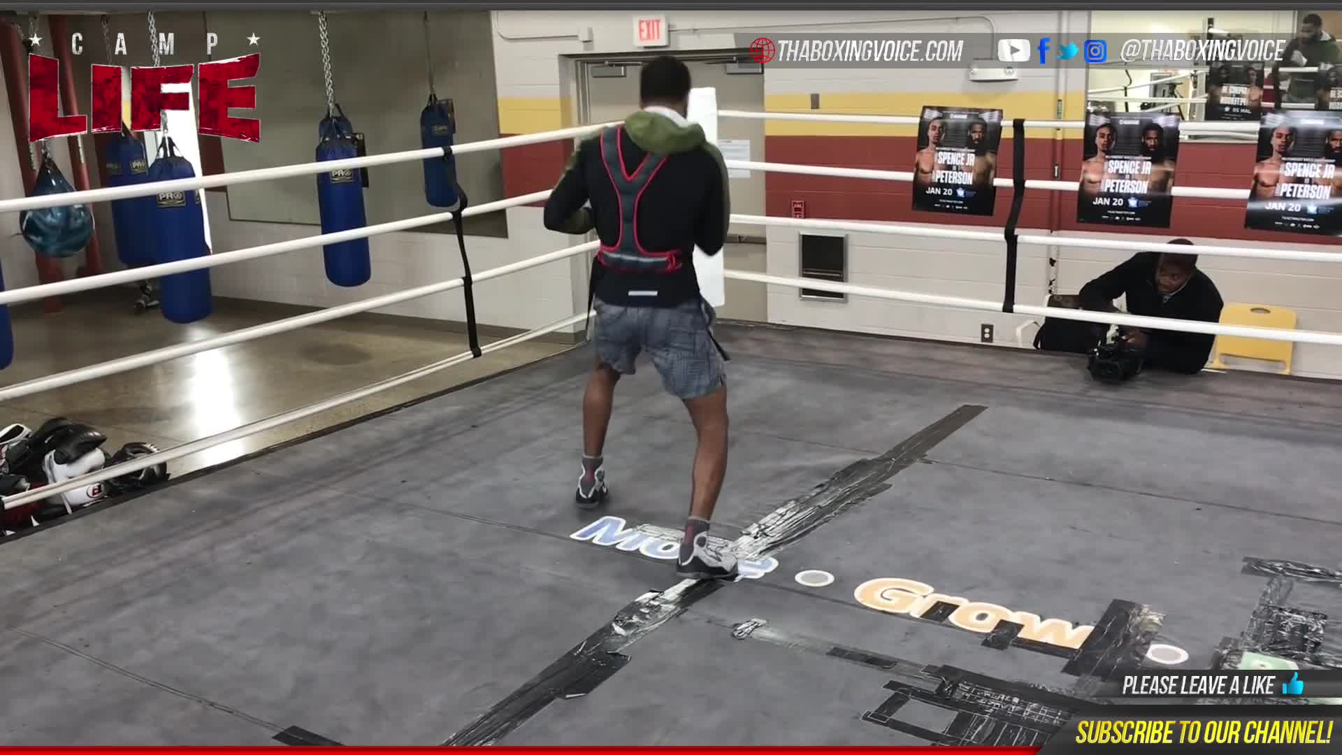 🔴 Camp life Lamont Peterson: All work no play in preparation for Errol ...