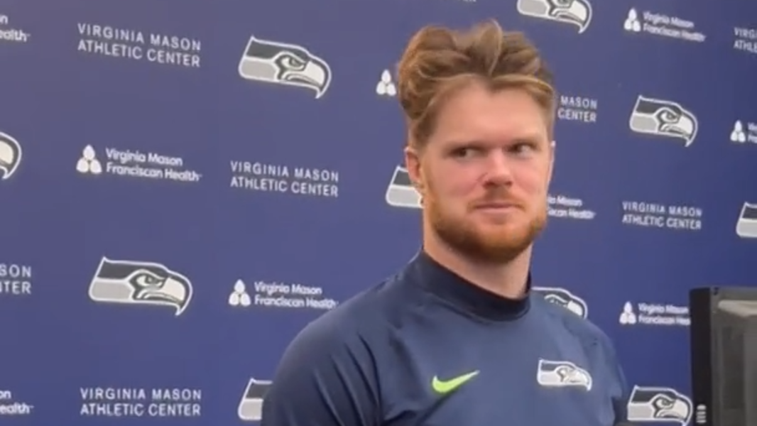 Noticeably loose Sam Darnold 2 days before Seahawks at 49ers: 'How's my ...
