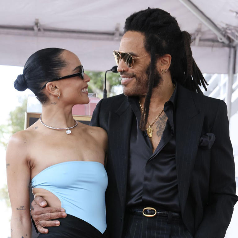 Zoë Kravitz's dad, Lenny Kravitz, thinks she and Harry Styles are a ...