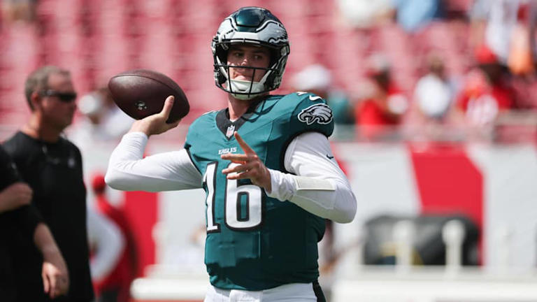 Eagles reveal starting quarterback for Week 18 Commanders game
