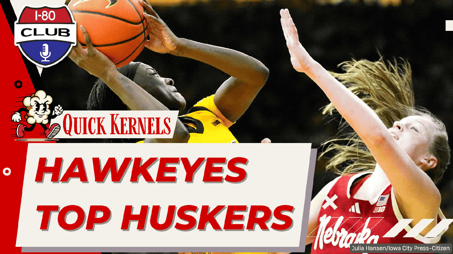 Iowa pulls away, drops Nebraska women to 12-2