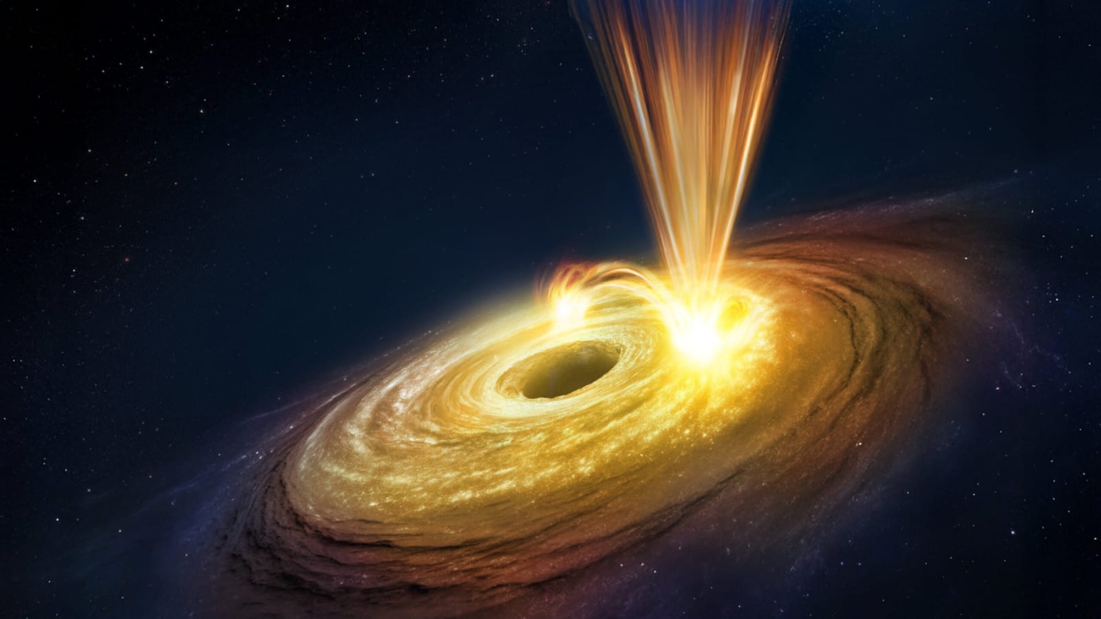 Astronomers watch a supermassive black hole X-ray flare ignite an ultra ...
