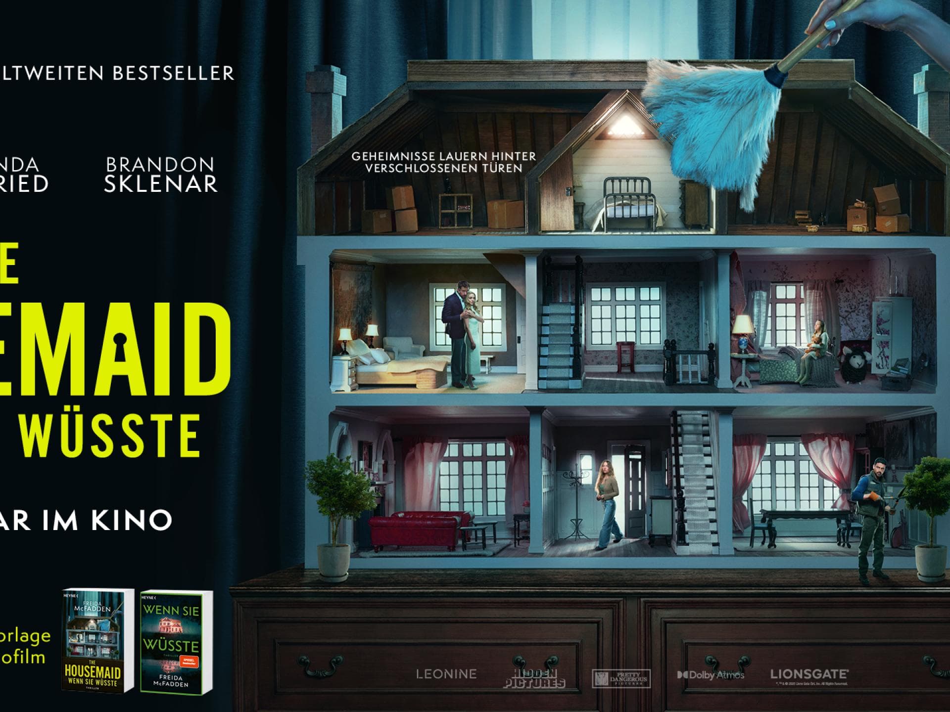 3 x 2 Tickets sowie das Buch zum Kinostart von The Housemaid – Wenn sie ...